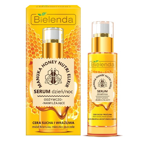 Bielenda MANUKA HONEY NUTRI ELIXIR Nourishing Moisturising Face Serum ...